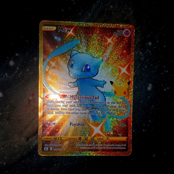 Pokemon | Other | Rare Golden Mew Pokemon | Poshmark